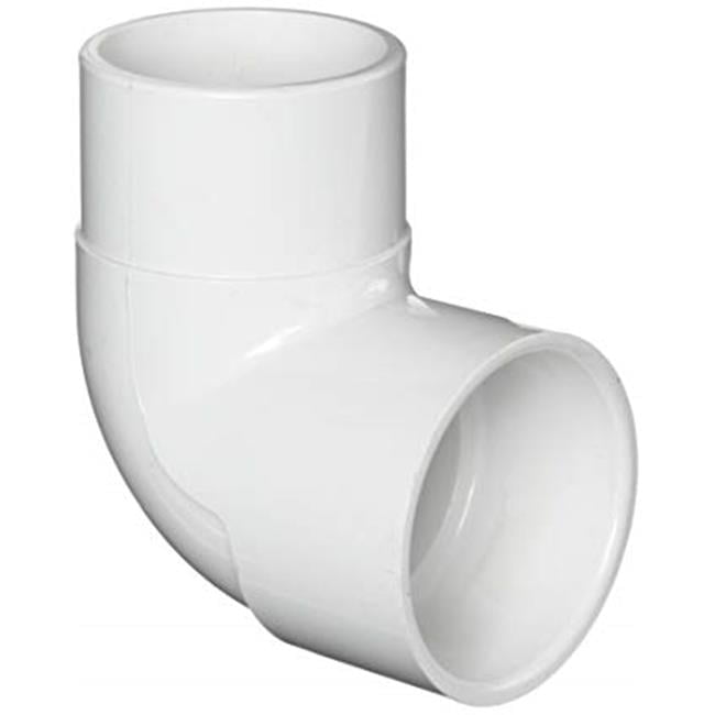 3 in. PVC Schedule 40 90 deg Sweep Elbow, White - Walmart.com