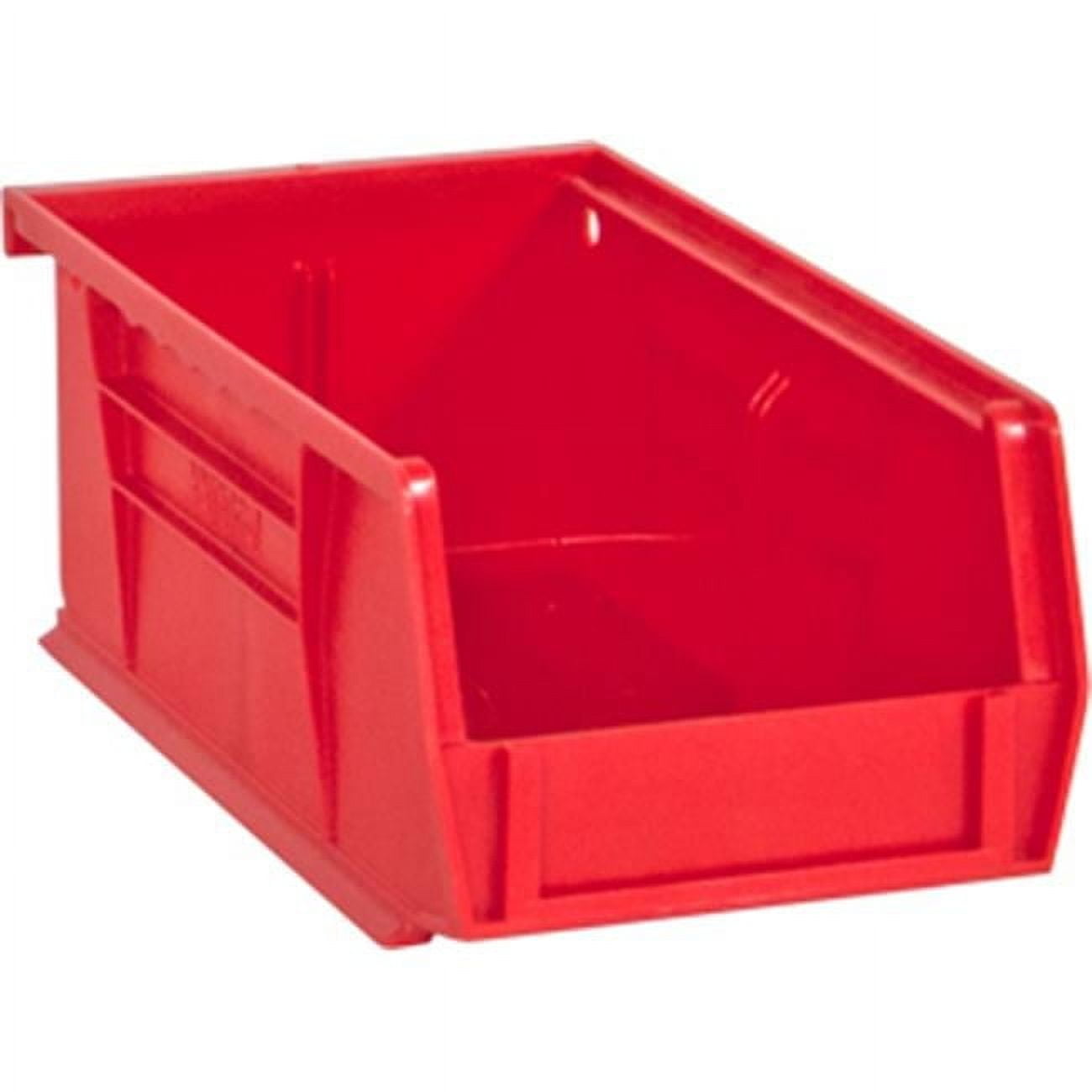 3 in. Plastic Bin, Red - 10 lbs - Walmart.com