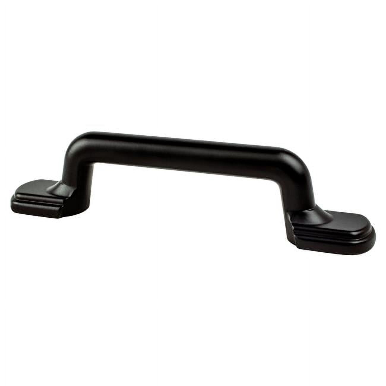 3 in. Traditional Advantage Two CC Matte Black Rounded End Pull ...