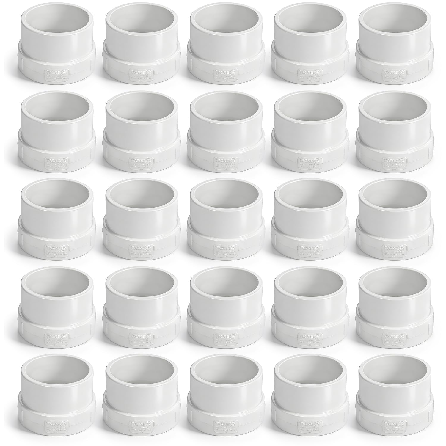 3 in. White PVC DWV Cleanout Adapter, Hub x Female Pipe Thread for ...