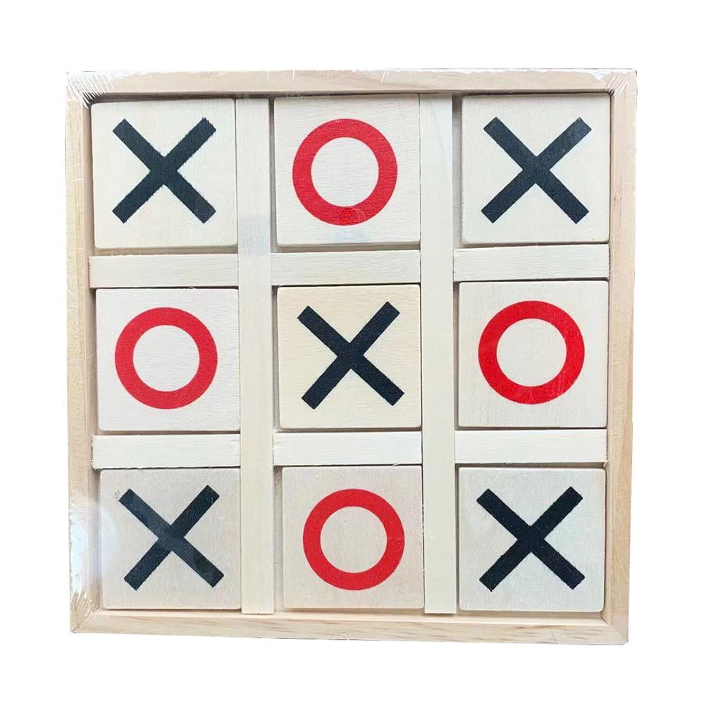 3 in a Row Wooden Board Game Living Room Decor Desk Decor Family Games ...