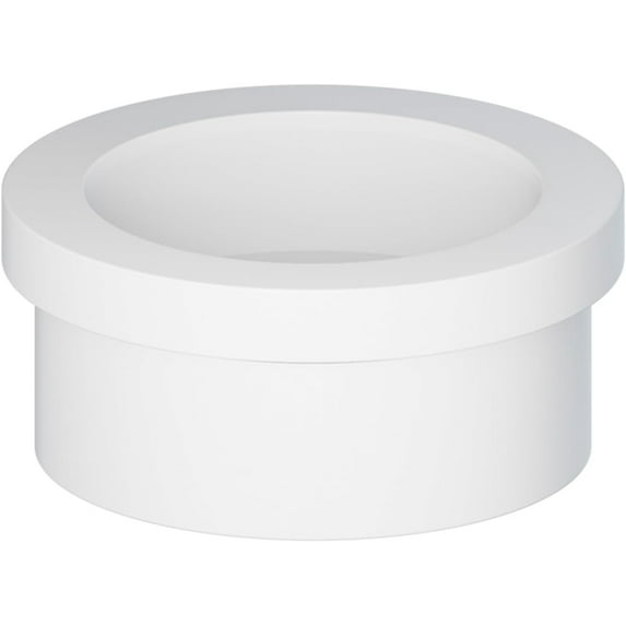 3 in. x 2 in. White PVC DWV Flush Bushing, Hub x Spigot Reducing ...