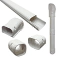 3 in. x 7.5 ft. Cover Kit for Air Conditioner and Heat Pump Line Sets ...
