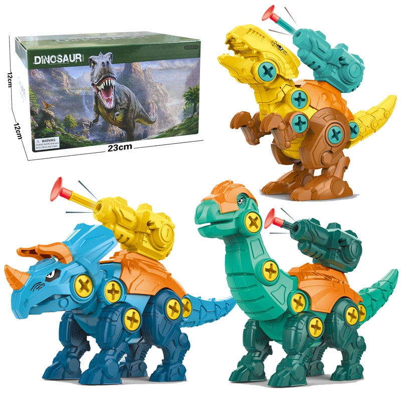 3 in1 DIY Screwing Dinosaurs Baby Toys For 3 Years Old Assembly Nuts ...