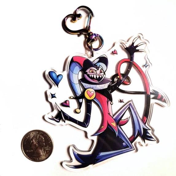 3 inch Acrylic Keychain - FIZZAROLLI - HELLUVA BOSS (1 keychain ...