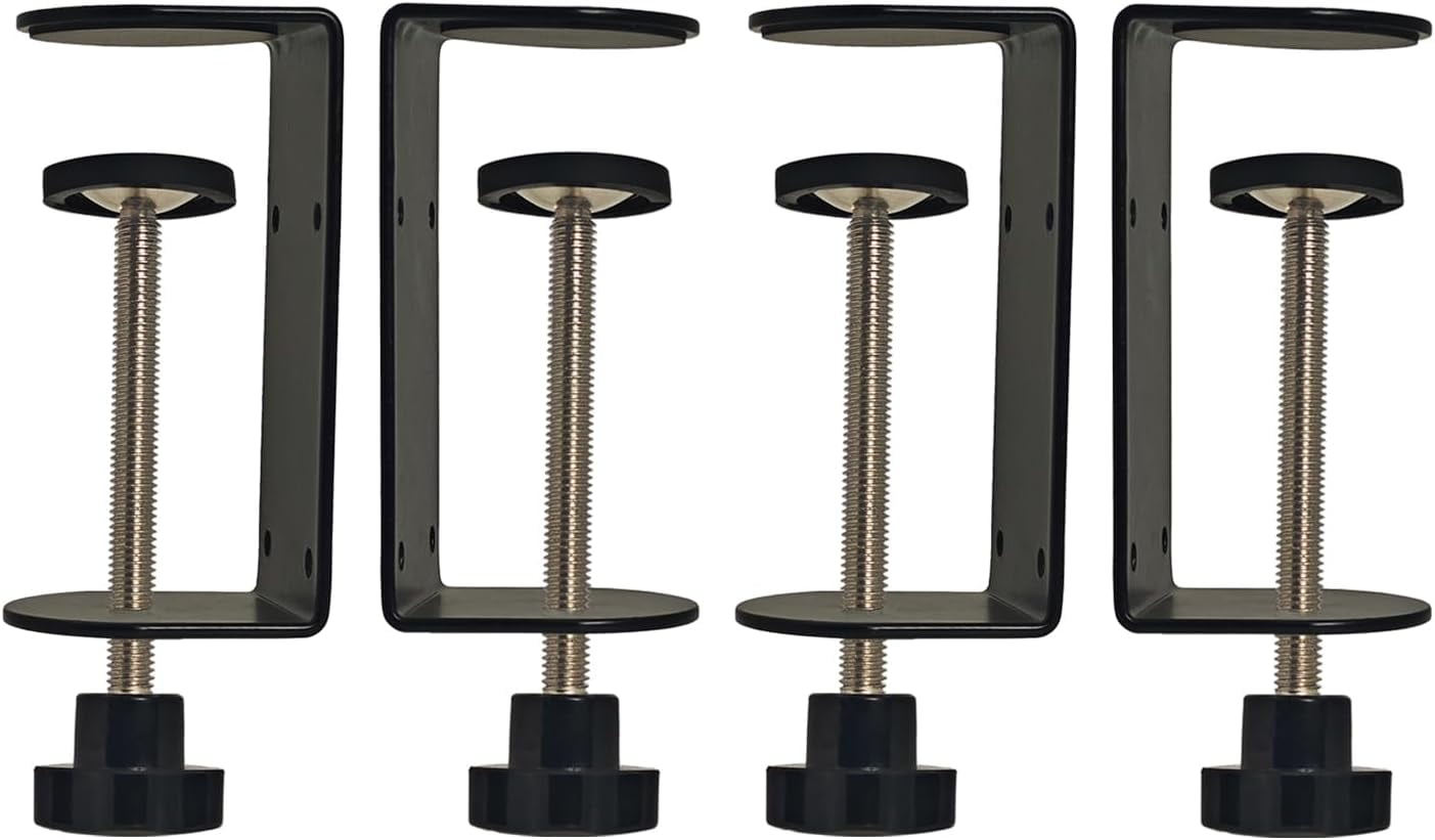 3 inch C-Clamp with Four Small Holes in the back, 4-Pack Adjustable ...