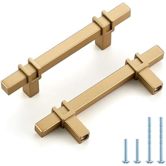 3 inch Cabinet Handles, 1 Pack Kitchen Cabinet Handles Gold Drawer ...