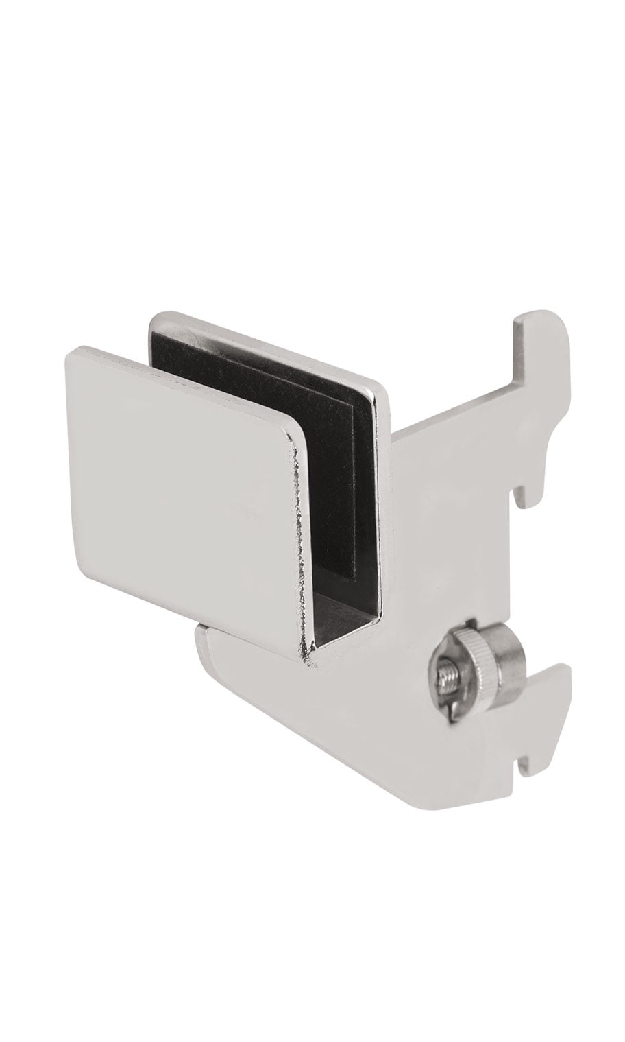 3 inch Chrome Dimensional Hangrail Bracket for Slotted Standards - 1 ...