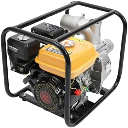 3 inch Gasoline Powered Trash Pump, 7.5 HP, 4-Stroke Gas Engine Water ...