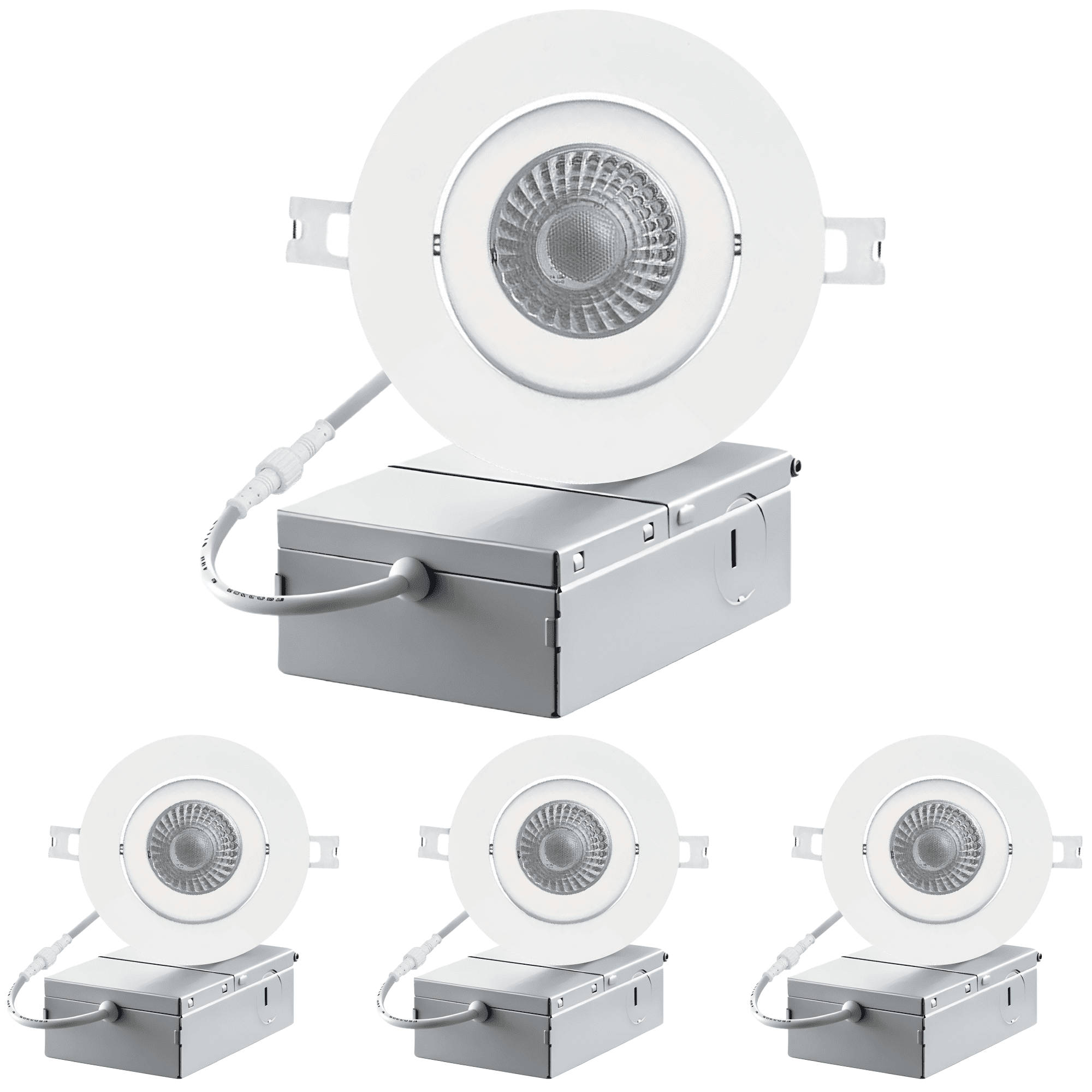 3-inch Integrated Slim Panel Downlight with Gimbal 7W=60W, 560 Lumens ...