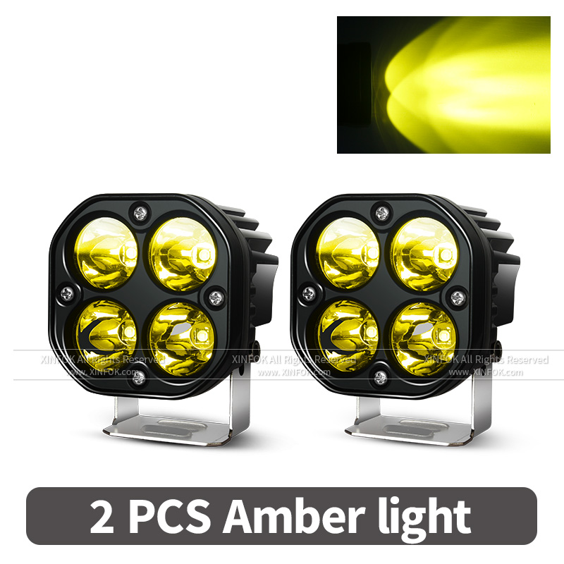 3 inch Led Spot Work Light 12V 24V Fog Lights Driving Offroad 4X4 4WD ...