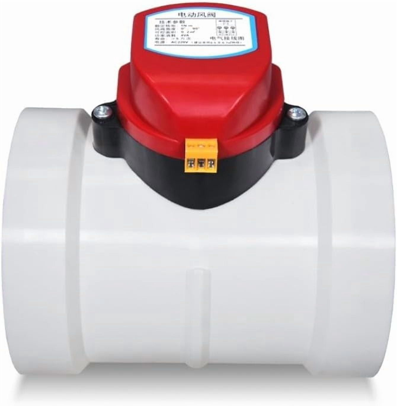 3 inch Plastic air damper valve HVAC electric air duct motorized damper ...