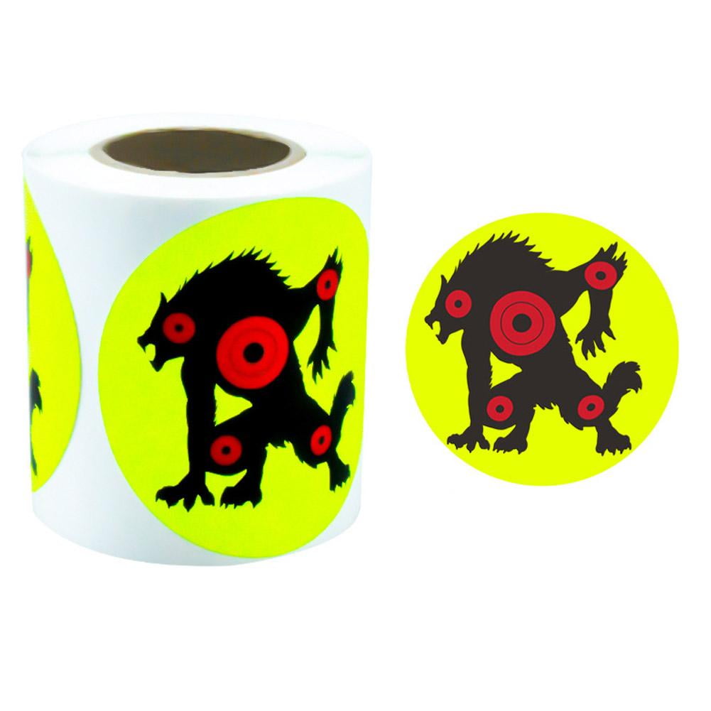 3 inch Shooting Splatter Target Stiers Adhesive Reactive Targets Paper ...