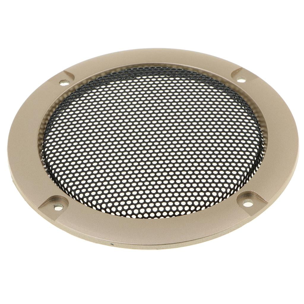 3 inch Speaker Cover Decorative Circle Subwoofer Metal Mesh Grille ...
