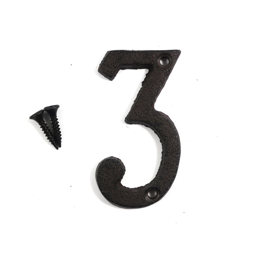 3 inch Vintage Decorative Cast Iron Metal Alphabet Letters Wall Sign ...