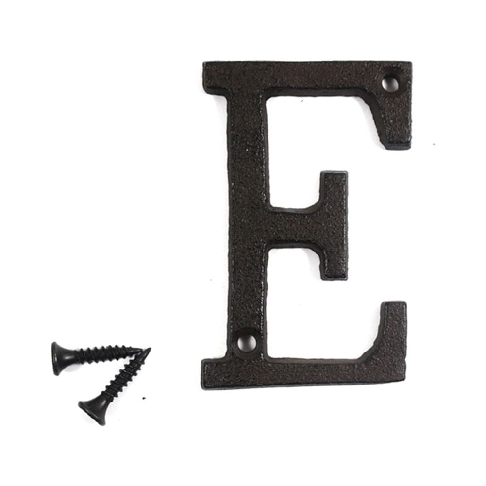 3 inch Vintage Decorative Cast Iron Metal Alphabet Letters Wall Sign ...
