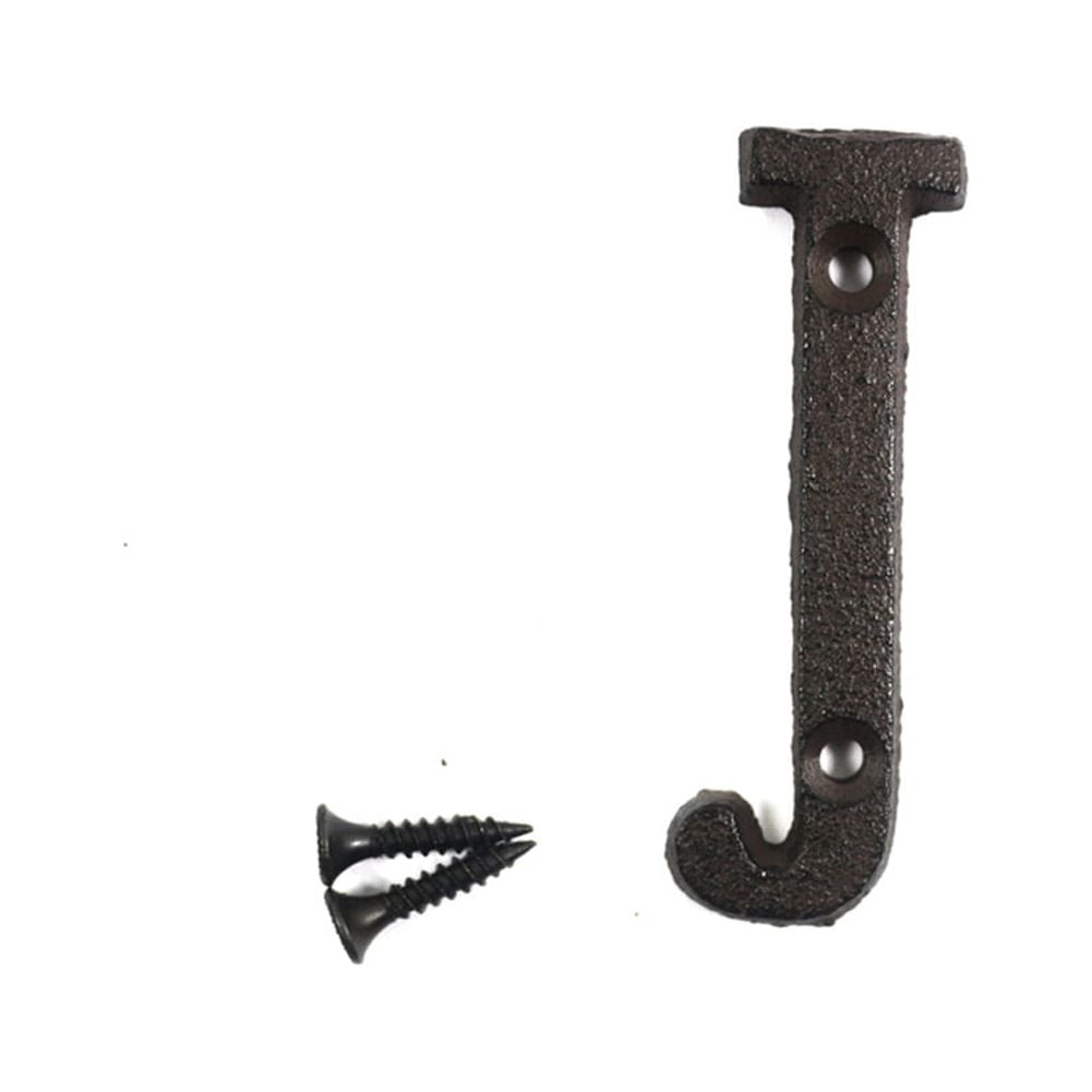 3 inch Vintage Decorative Cast Iron Metal Alphabet Letters Wall Sign ...