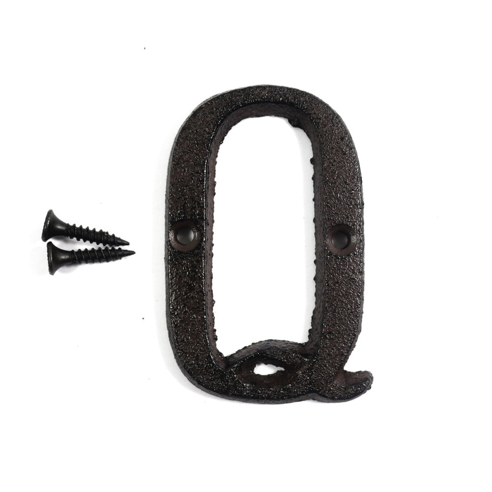 3 inch Vintage Decorative Cast Iron Metal Alphabet Letters Wall Sign ...