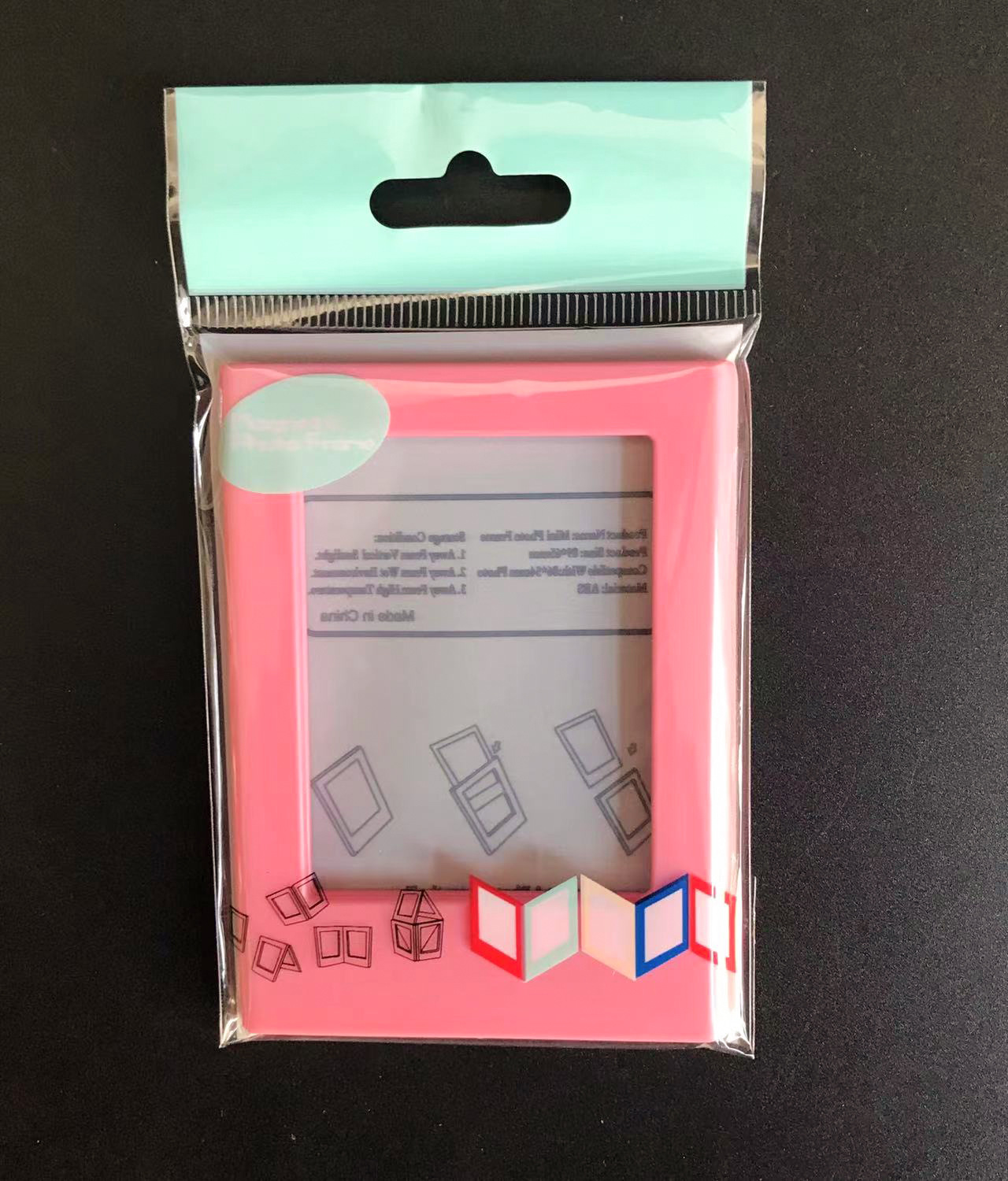 3 inch simple display rack magnetic transparent acrylic photo card ...