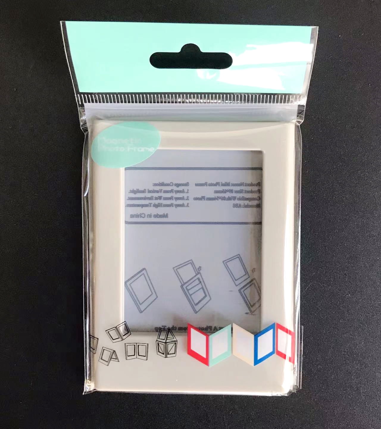 3 inch simple display rack magnetic transparent acrylic photo card ...