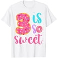 3 is so Sweet Girls 3rd Birthday Donut T-Shirt - Walmart.com