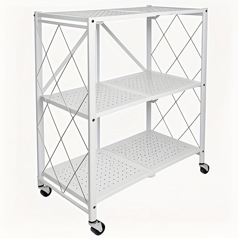 3-layer Heavy-duty Non Installation Folding Storage Rack, Large ...