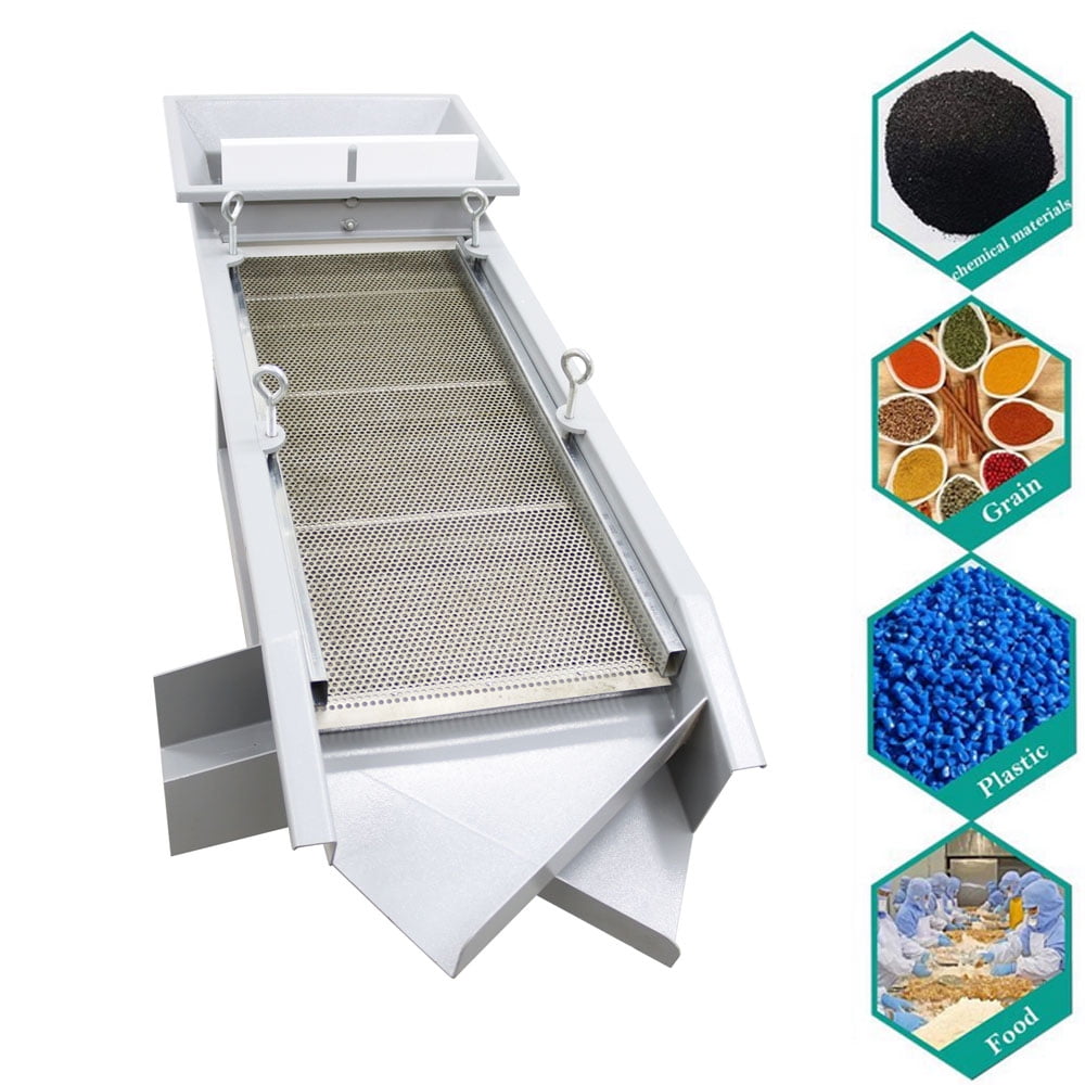3-layer Linear Vibrating Screen with 6mm 4mm 2mm Screen Electric Dual ...