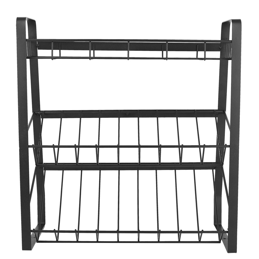 3-layer Multifunction Kitchen Spice Storage Rack Shelf Jar Rack Holder ...