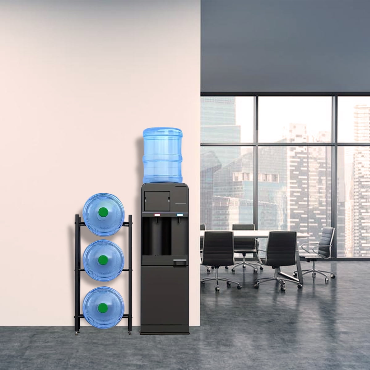 3-layer kettle rack, 5-gallon detachable water bottle rack ...