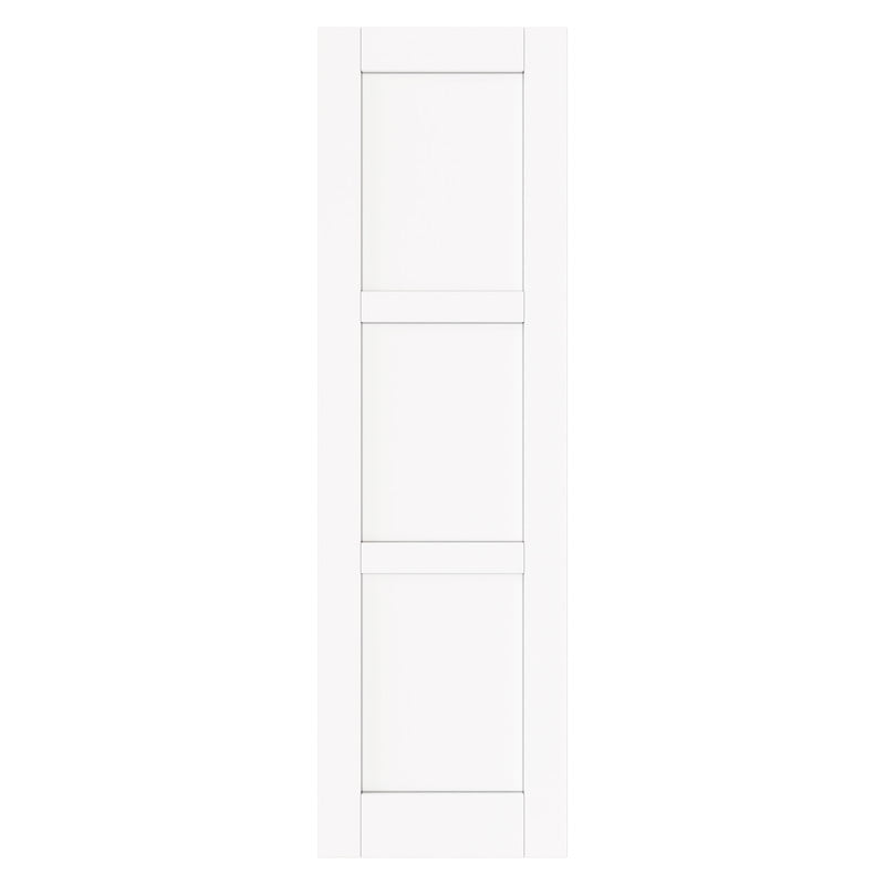 3 lite Panel Interior Door Slab, Door Shaker Without Hardware - Walmart.com