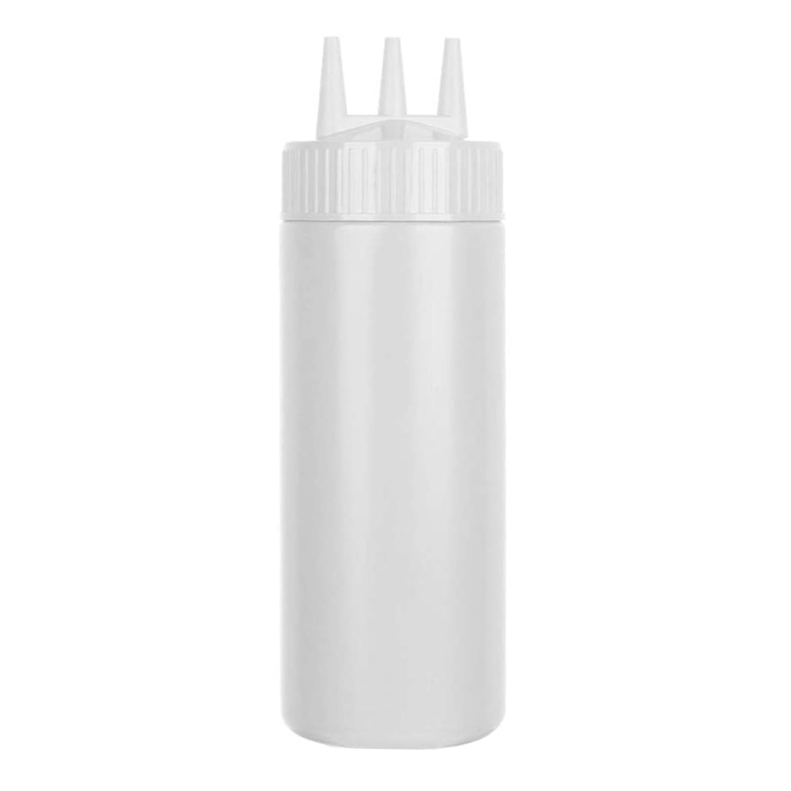 3-nozzles Sauce Bottle Cooking Gadgets PE Squeeze Bottle Olive Oil ...