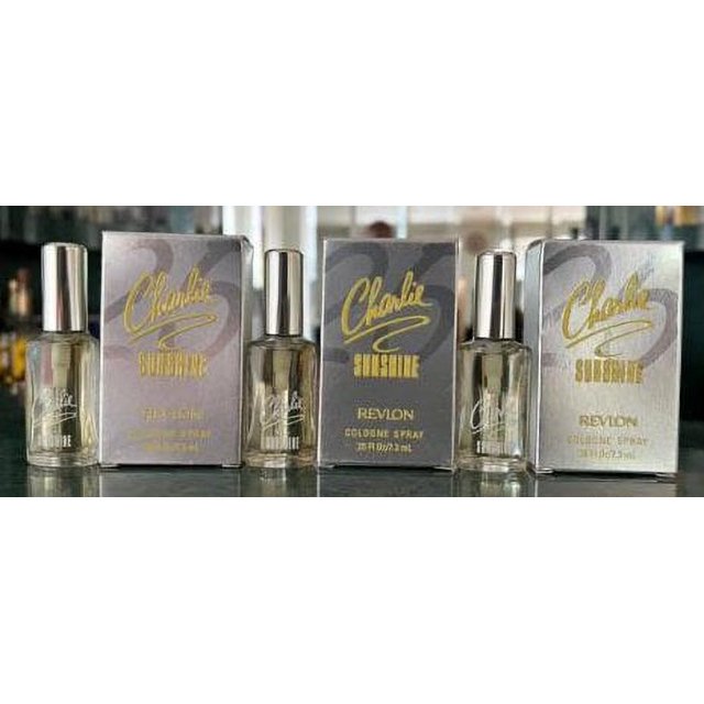 3 of Charlie Revlon Sunshine Cologne Spray - Three Pieces Set 0.25 ...