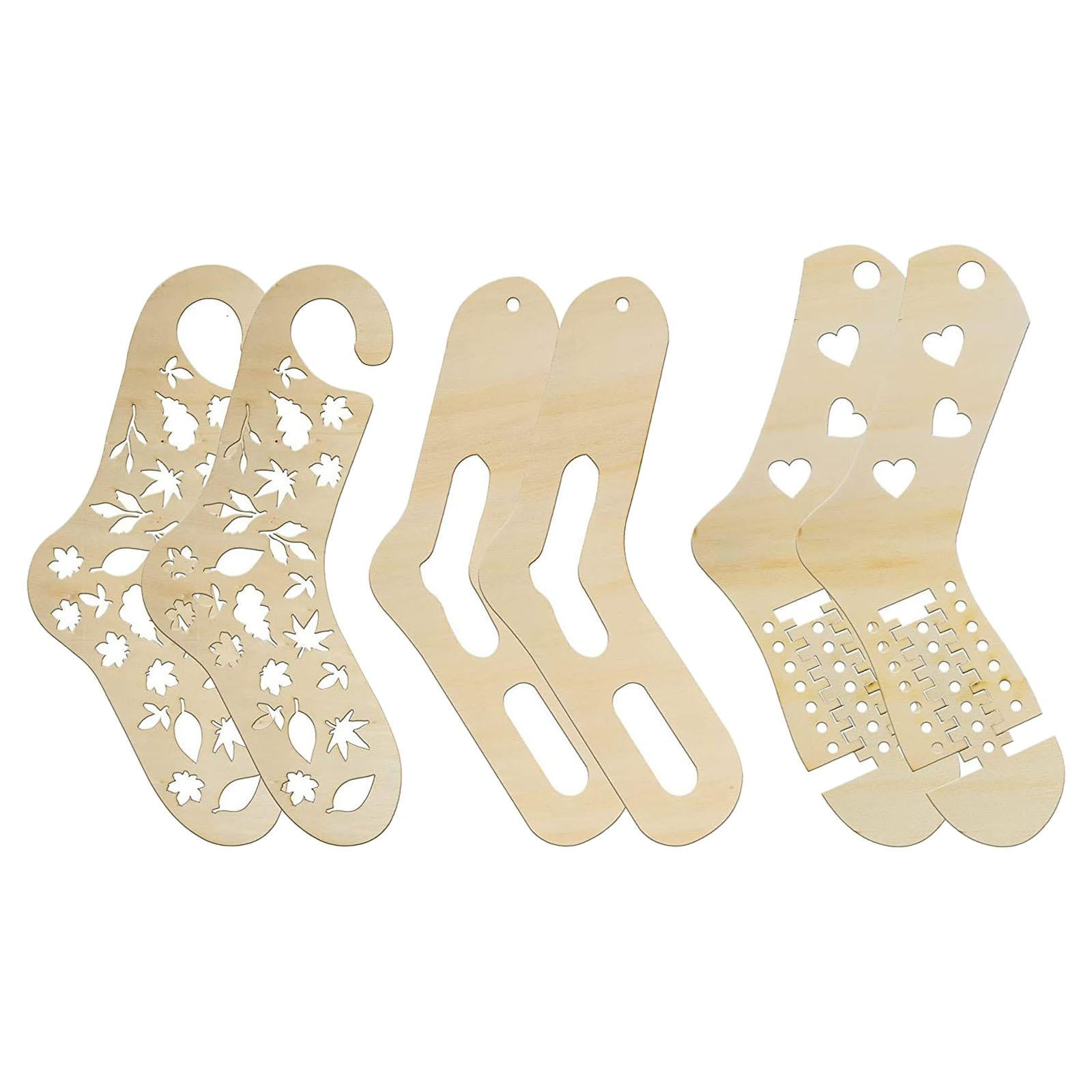 3 of Sock Blocking Model Knitted Sock Weave Yarn Crafts Knitting Tools ...