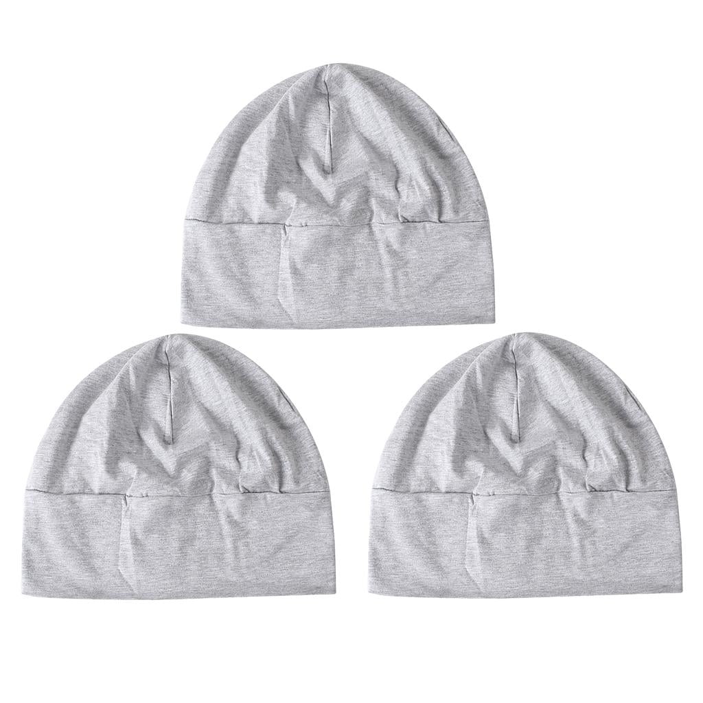 3 of pack Adult Men's Sleeping Nightcap Night Hat Eye Cover Cotton ...