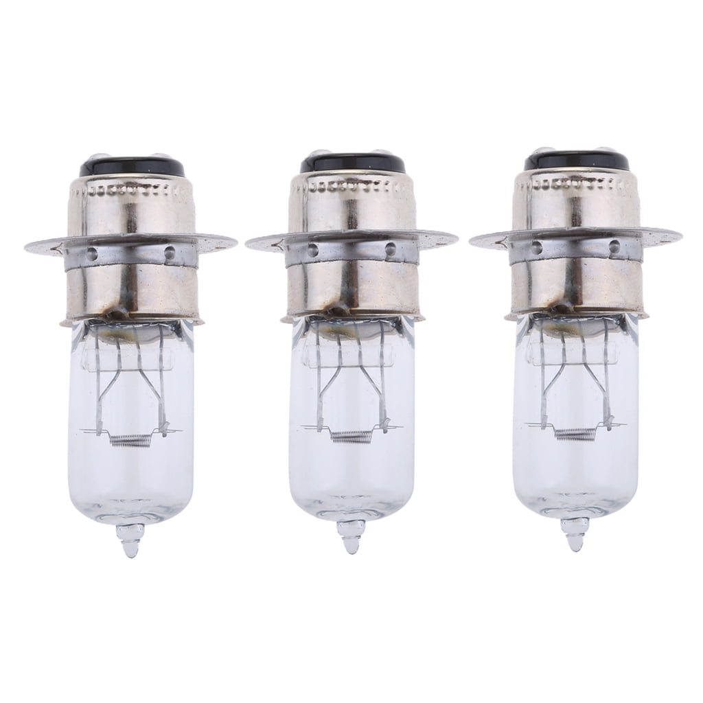 3 of pack P15D-25-1 12V 35W White Headlight Bulb Lamp for Motorcycle ...