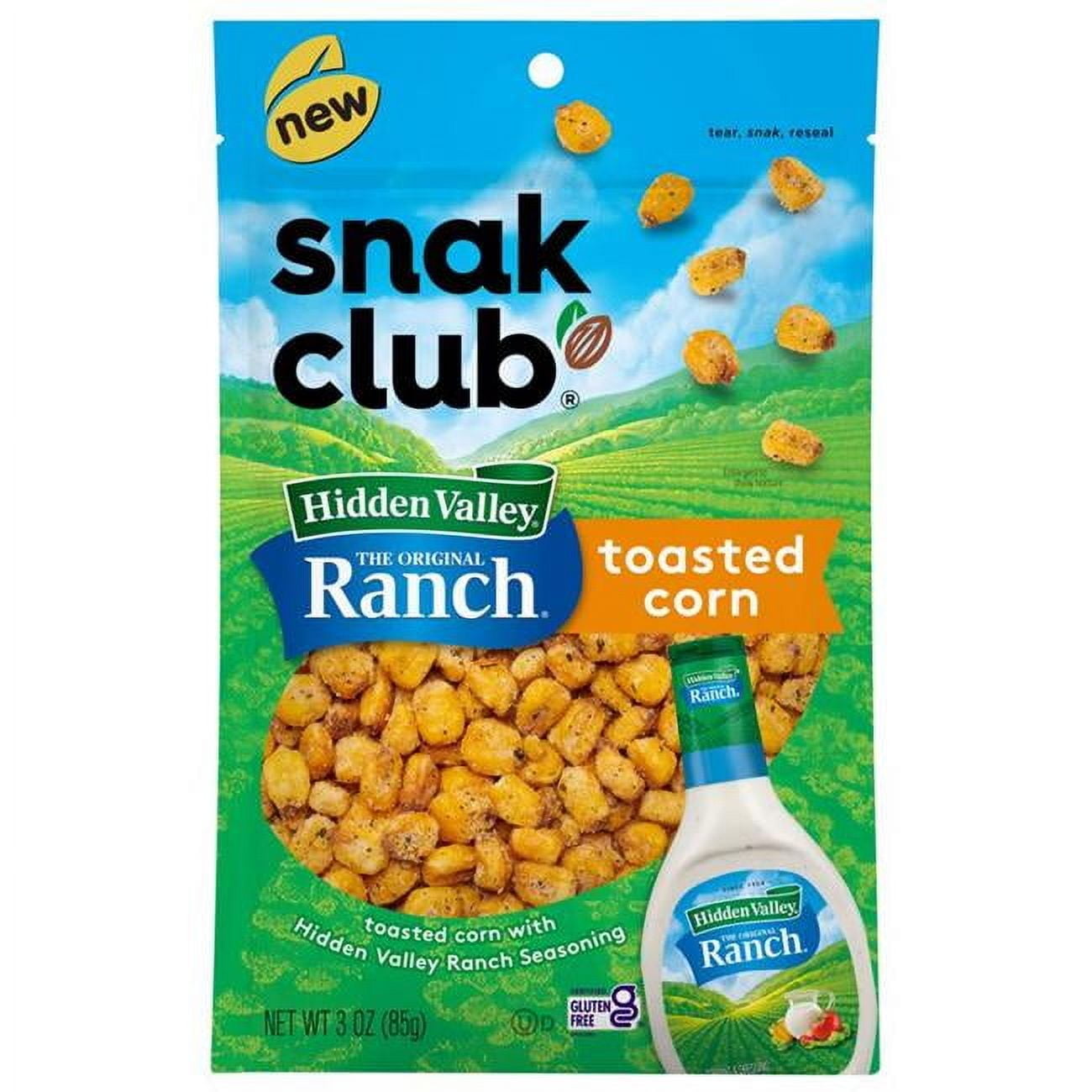 3 oz Bagged Hidden Valley Ranch Toasted Corn Snacks - Pack of 6 ...