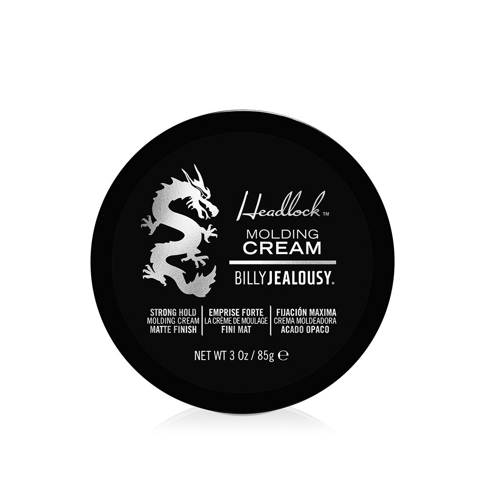 {3 oz} Billy Jealousy Headlock Molding Cream w/ SLEEKSHOP Hair Rat Tail ...