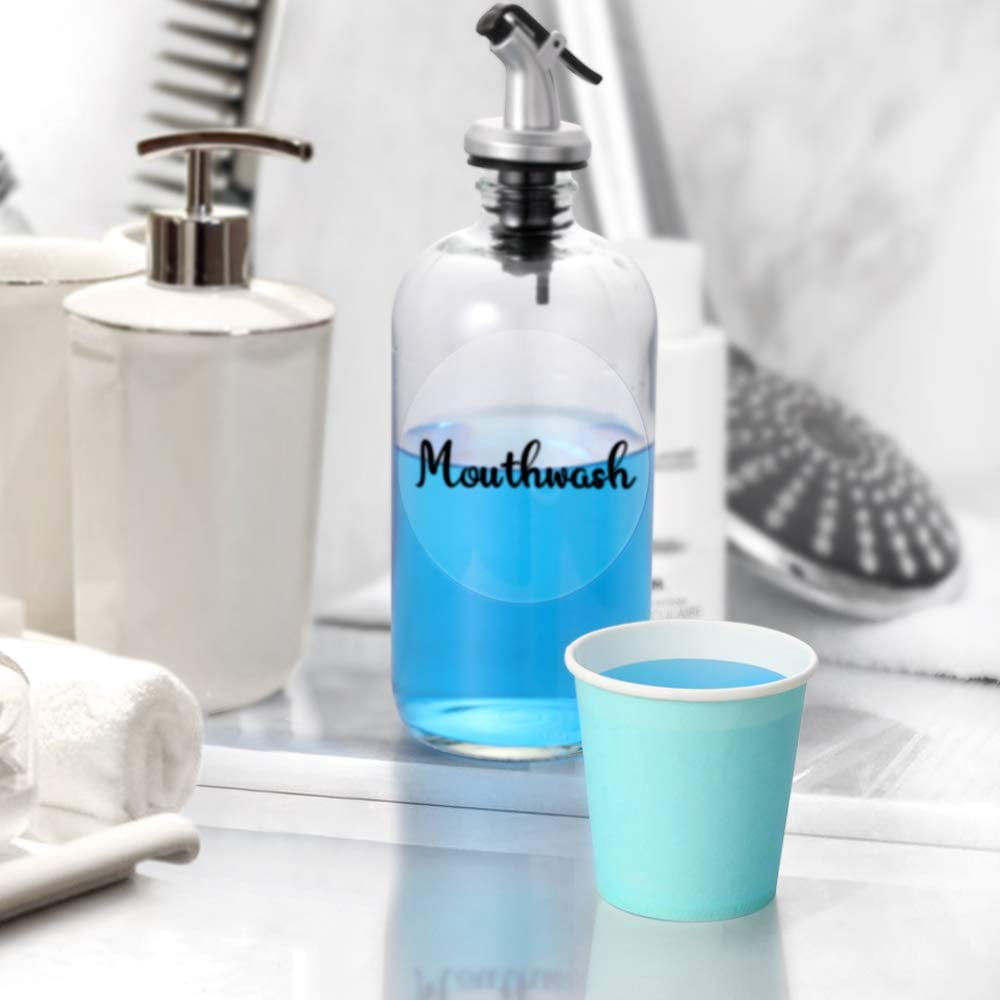3 oz Paper Cups, Sky Blue Mouthwash Cups, Disposable Bathroom Cups ...