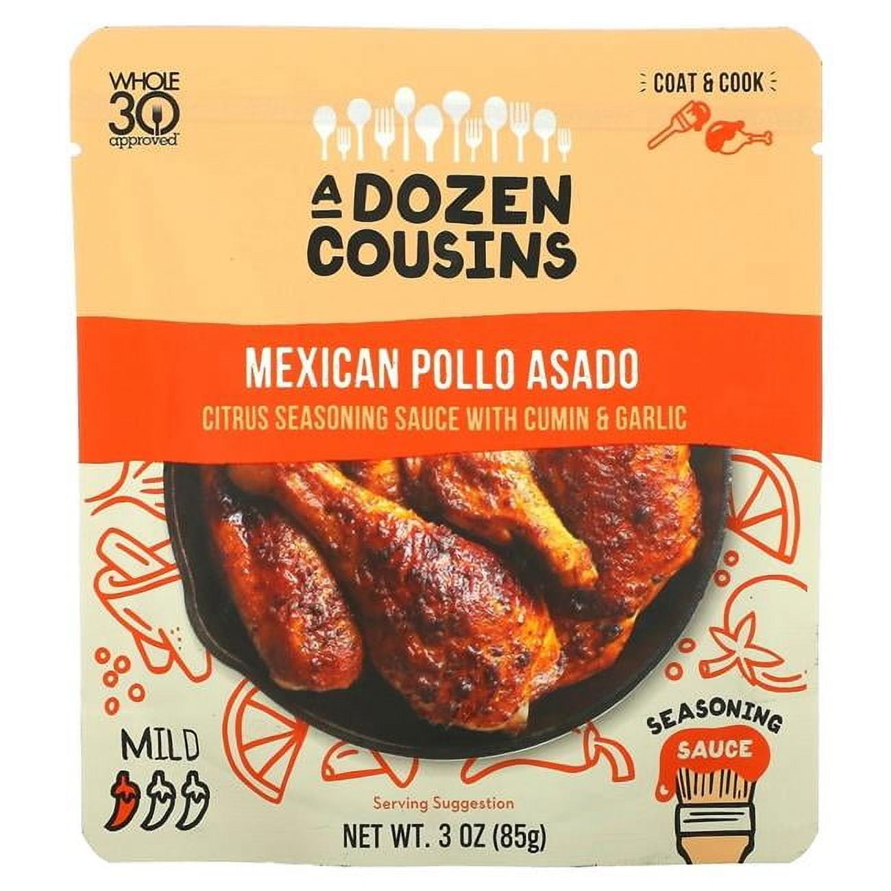3 oz Pollo Asado Seasoning Sauce - Pack of 10 - Walmart.com