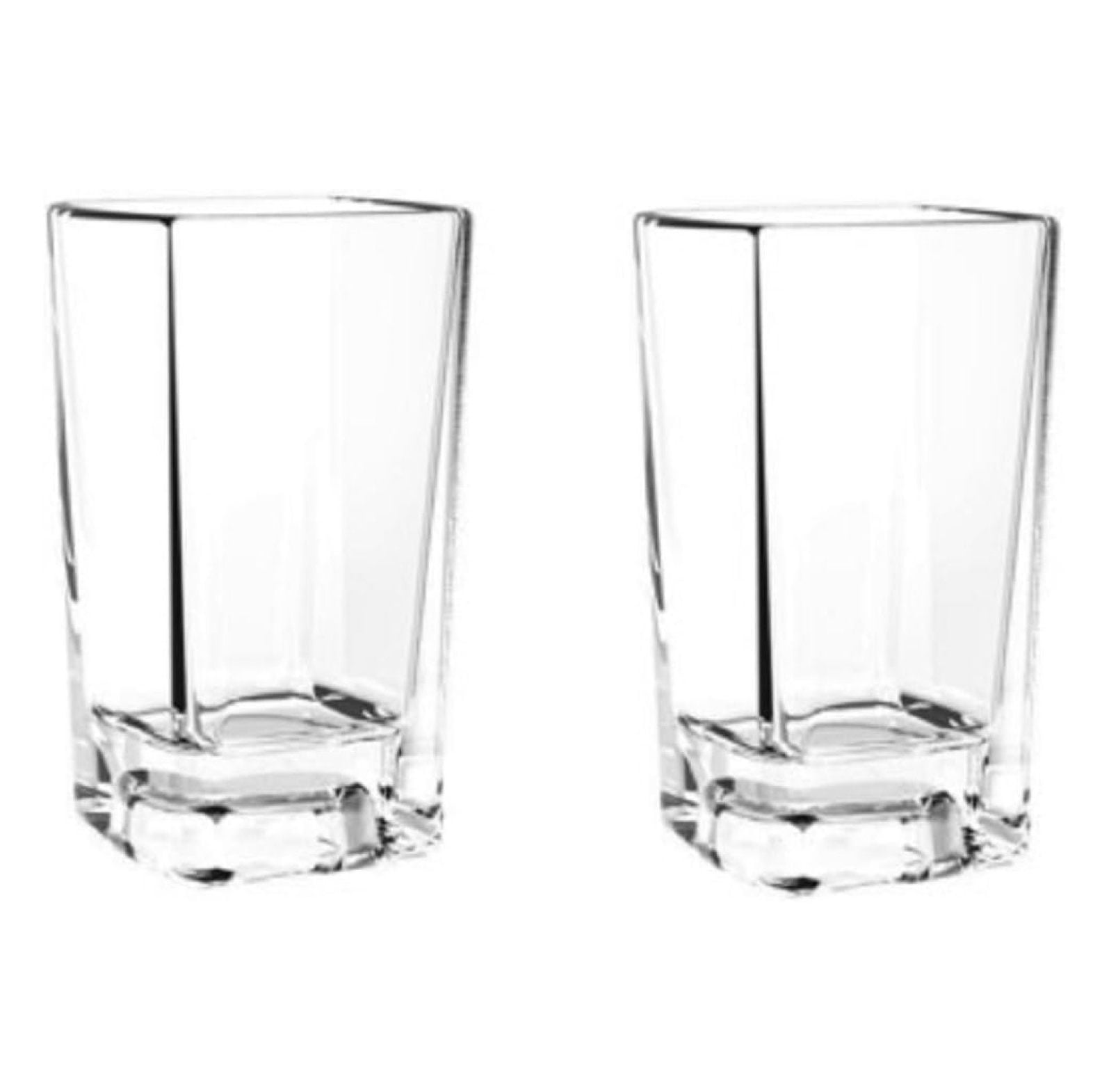 - 3 oz Square Shot Glass Polycarbonate with Heavy Base Clear Color Set ...