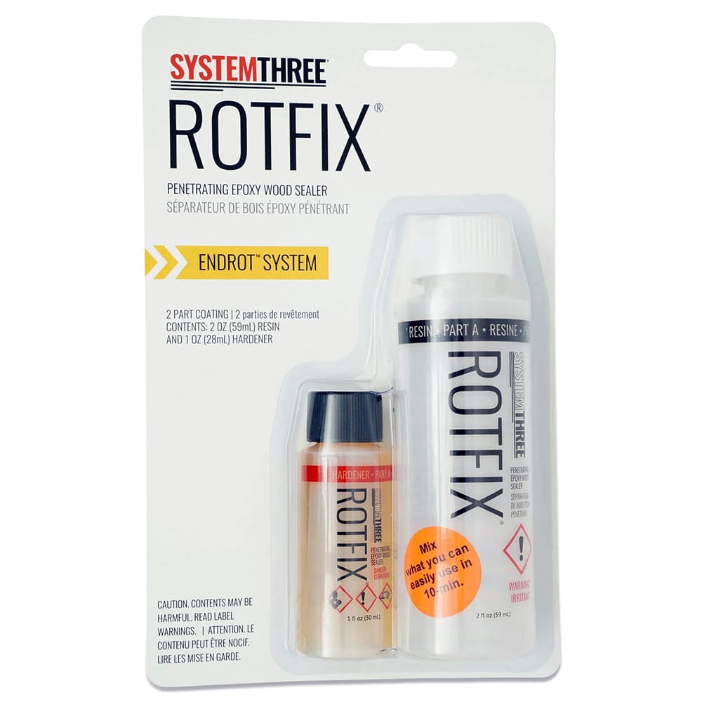 3 oz System Three Resins 1500K06 RotFix Epoxy Wood Sealer - Walmart.com