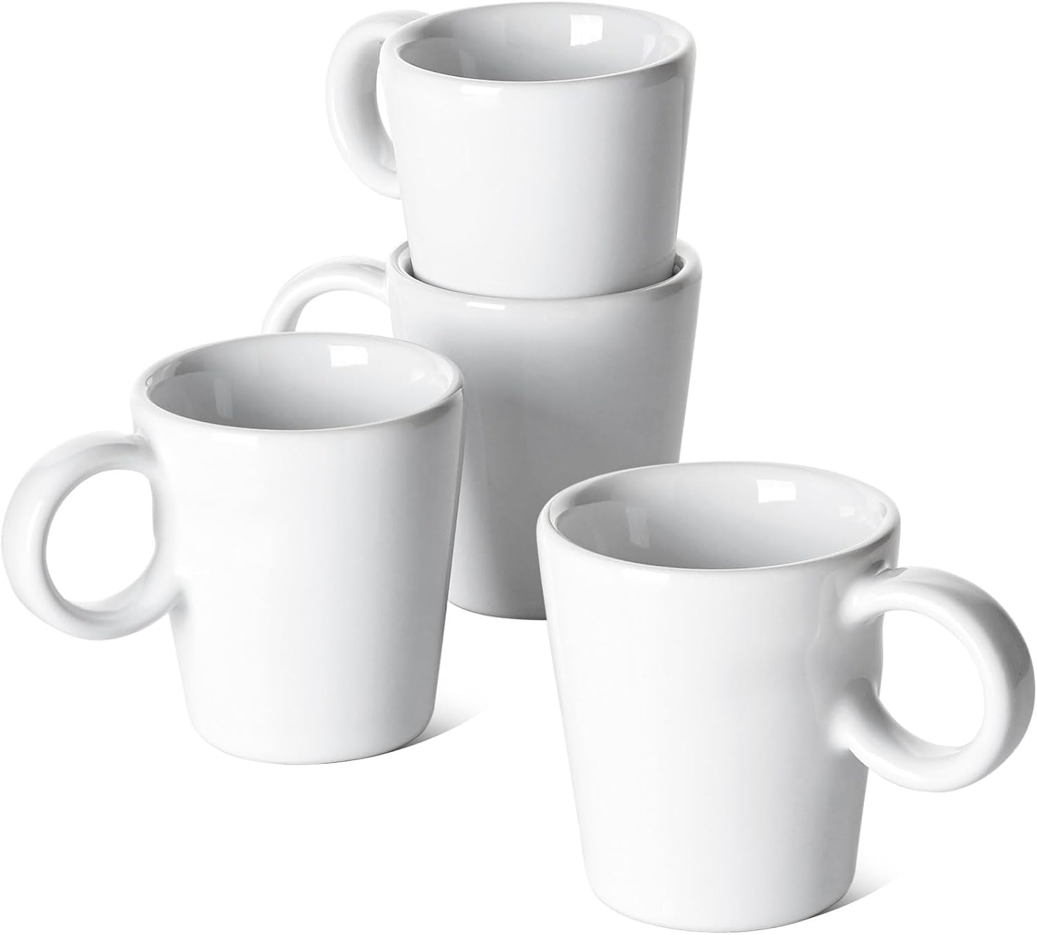 3 oz Espresso Cups, Ceramic Demitasse Cup, Mini Coffee Mugs for Home or ...