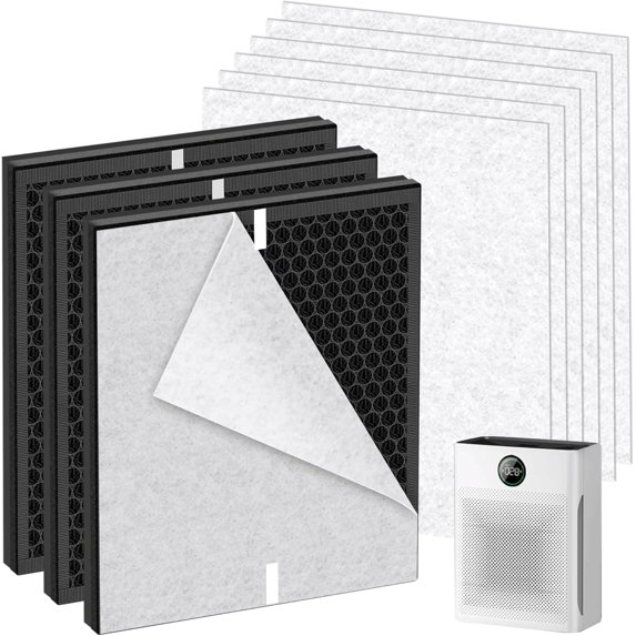 3-pack 1 replacement filter, suitable for home air purifiers, suitable ...