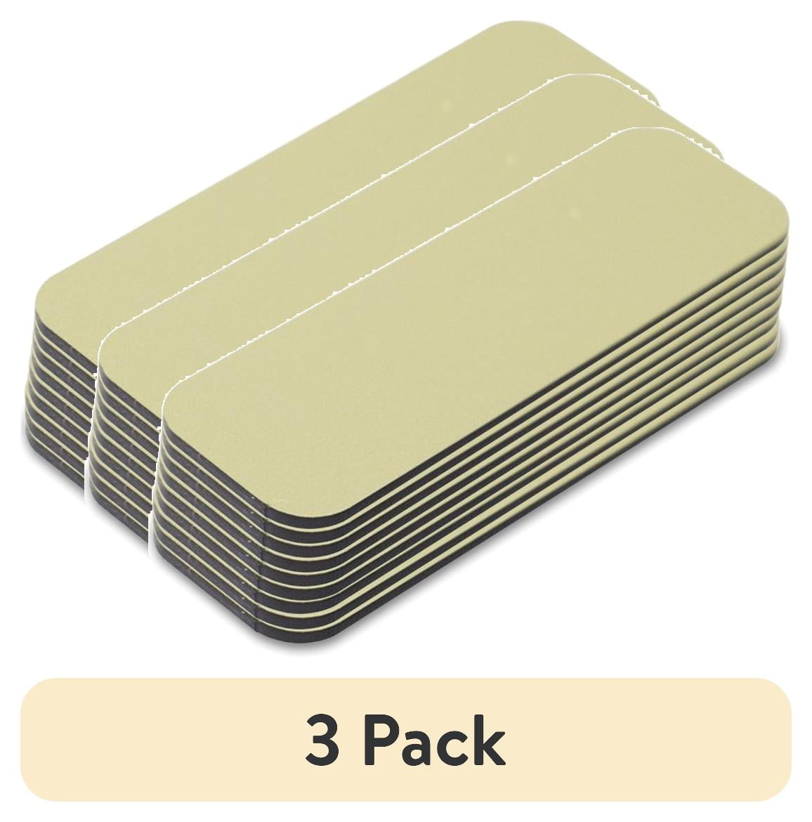 (3 pack) 1" x 3" Round Corner Name Tag Badge Blanks with Magnetic ...