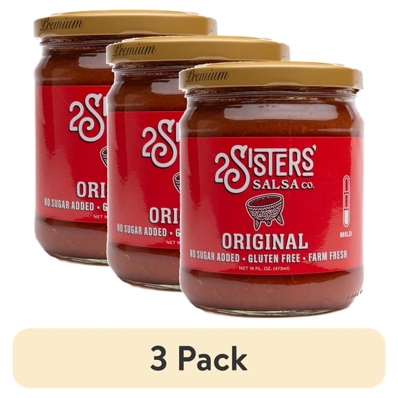 2 Sisters Salsa Original 16 oz (Pack Of 6) - Walmart.com