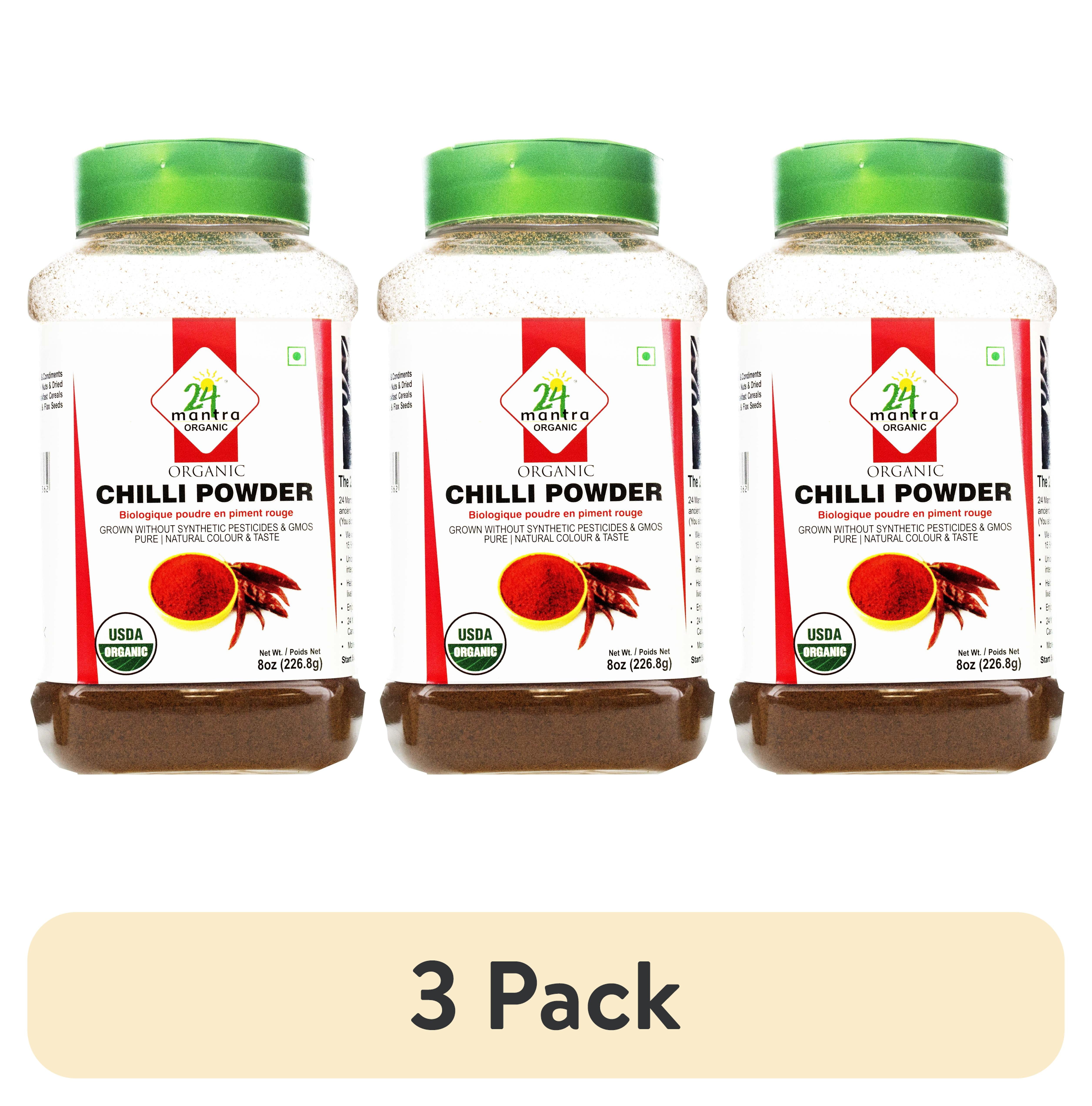 (3 pack) 24 Mantra Organic Chili Powder, 8 Oz - Walmart.com