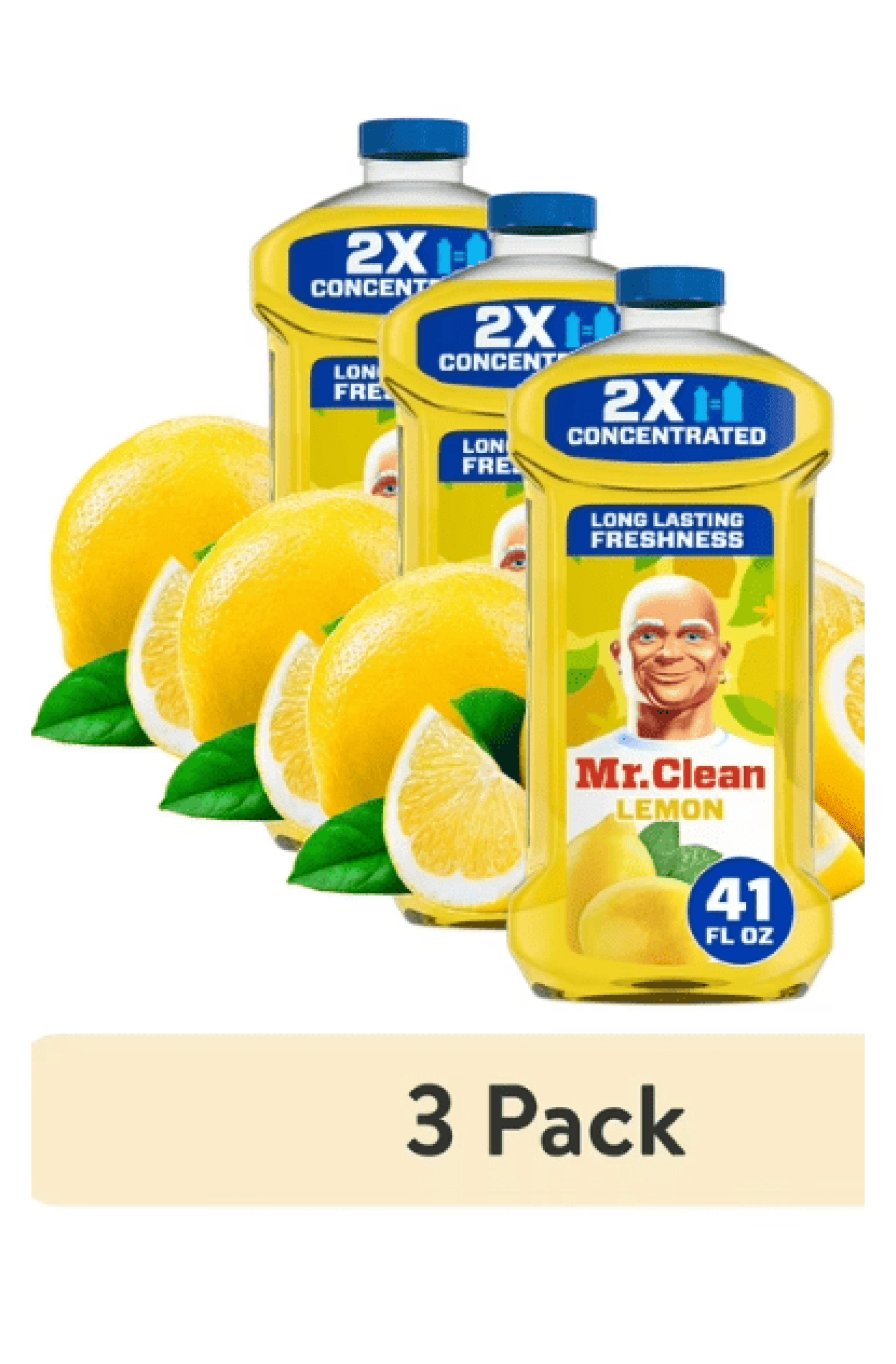 (3 pack) 2X Concentrated Multi Surface, All Purpose Cleaner with Lemon ...