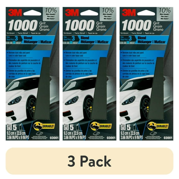 FORGE- 3M Wetordry Sandpaper, 9 In. X 11 In., Very Fine Grit, 5 Sheets ...