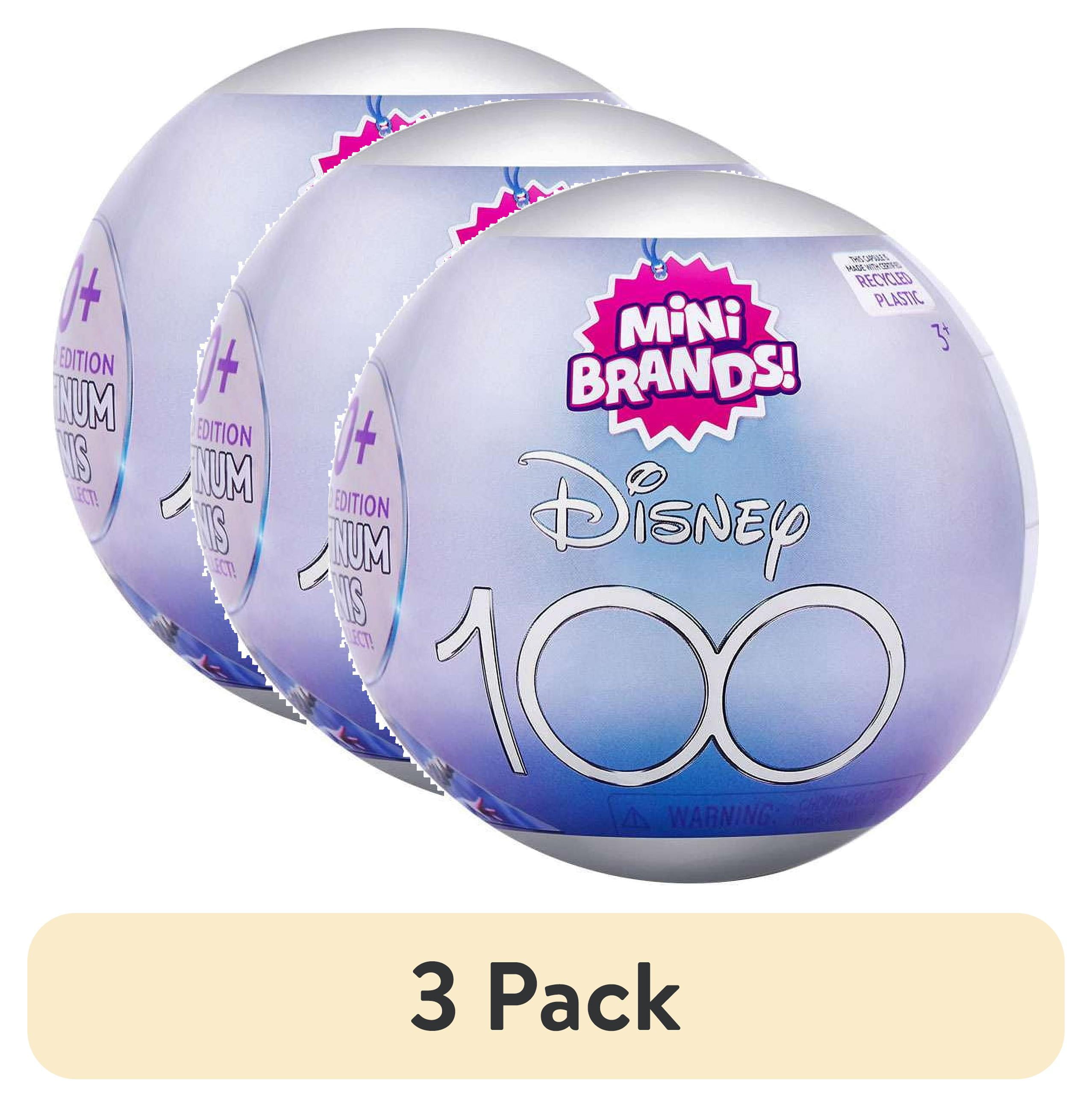(3 pack) 5 Surprise Mini Brands! Disney 100 Platinum Mystery Pack ...