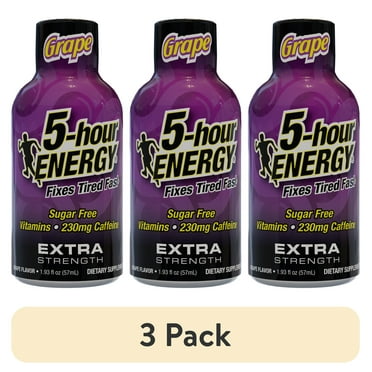 5-hour ENERGY® Extra Strength Shot, Blue Raspberry, Zero Sugar, 1.93 oz. - Walmart.com